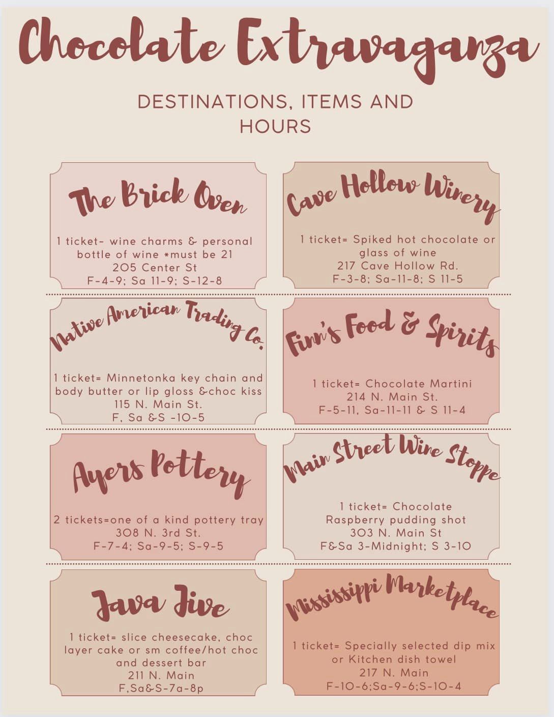 An Insiders Guide to the Chocolate Extravaganza - Visit Hannibal